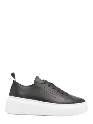 Armani Exchange Chunky Lace-up Sneakers - Black