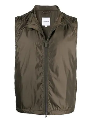 Aspesi Technical Gilet - Green