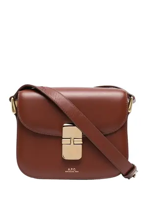 A.p.c. Grace Shoulder Bag - Brown