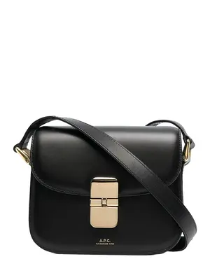 A.p.c. Mini Grace Shoulder Bag - Black