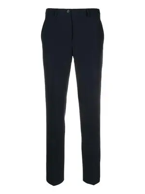 Seventy Cropped Slim-cut Trousers - Blue