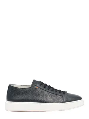 Santoni Logo Low-top Sneakers - Blue