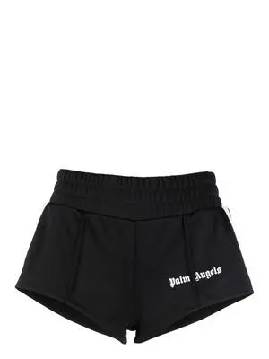 PALM ANGELS Palm Angels Logo-Print Track Shorts