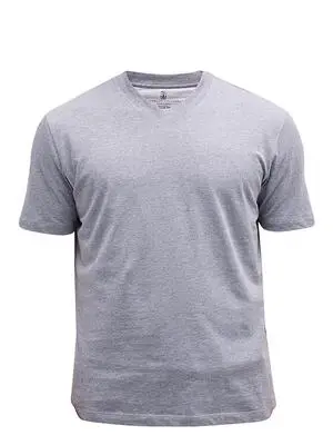 Brunello Cucinelli Basic-fit V-neck T-shirt Medium Grey