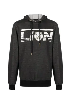 BILLIONAIRE Cotton-blend Hoodie - Black
