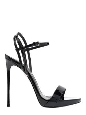 LE SILLA Le Silla Gwen Patent-Leather Stiletto Sandals