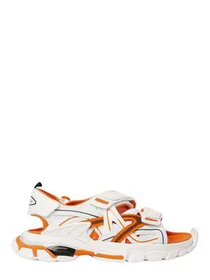Balenciaga Track Neoprene And Rubber Sandals - White