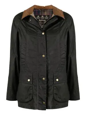 Barbour Beadnell Wax Coated Jacket - Green