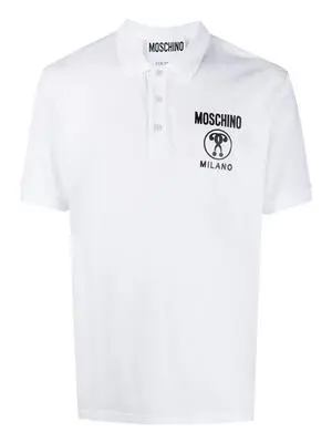 Moschino Logo-print Polo Shirt - White