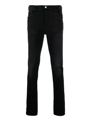 Amiri Distressed Skinny Jeans - Black