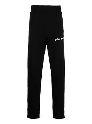 Palm Angels Fleece Track Pants - Black