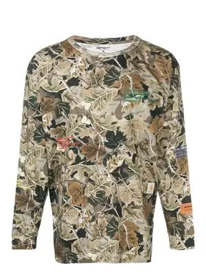 Heron Preston X Carhartt Wip Leaf Print Top - Green