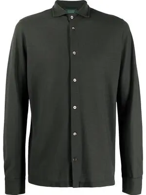 ZANONE Straight-fit Shirt - Green