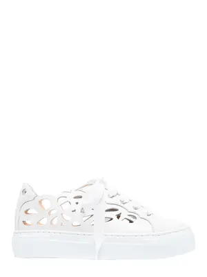 Agl Mandi Laser-cut Sneakers - White