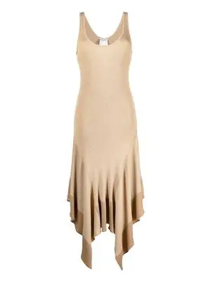 STELLA MCCARTNEY Stella McCartney Rib-Knit Handkerchief-Hem Dress