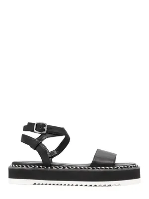 Agl Myrte Flatform Sandal - Black