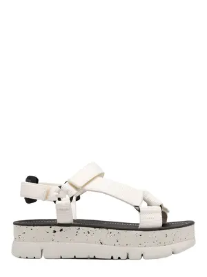 Camper Oruga Up Platform Sandals - White