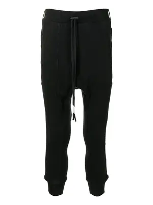 Boris Bidjan Saberi Drop-crotch Track Pants - Black