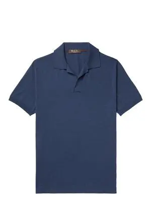 Loro Piana Cotton Polo Shirt - Blue