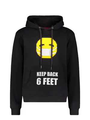 MOSTLY HEARD RARELY SEEN Graphic Print Hoodie - Black