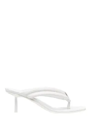 LE SILLA Le Silla Leather Slip-on Sandals