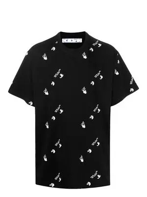 Off-White Swimming Logo-print T-shirt - Black