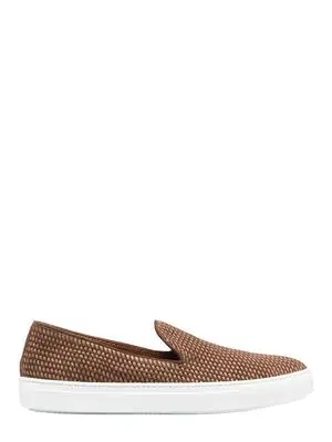 FRATELLI ROSSETTI Woven Leather Loafers
