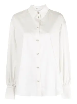 ADEAM Adeam Camellia Pleated Poplin Shirt