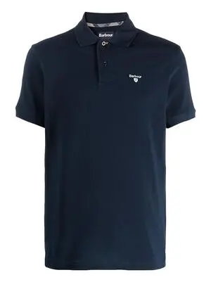 Barbour Logo Embroidered Polo Shirt - Blue