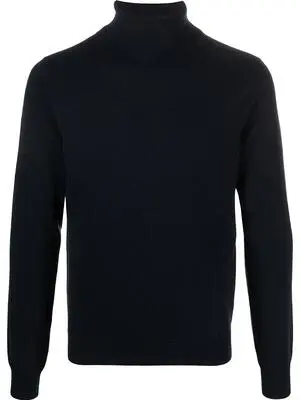 Malo Turtleneck Jumper - Blue