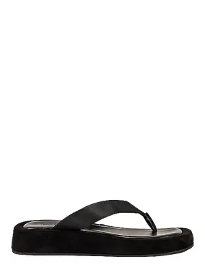 TONY BIANCO Tony Bianco Ives Platform Sandal Black Leather