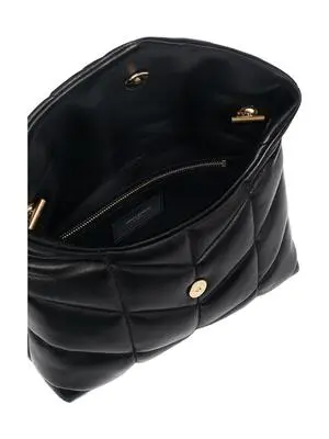 Saint Laurent Lou Lou Puffer Crossbody Bag - Black