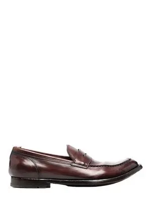 Officine Creative Classic Polished Loafers - Brown