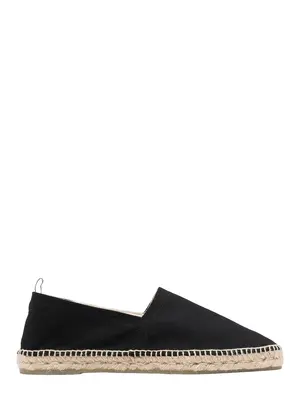 CastaÑer Pablo Cotton Canvas Espadrilles - Black