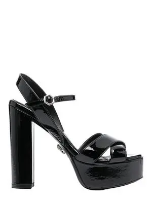PHILIPP PLEIN Philipp Plein Patent-Effect Heeled Sandals