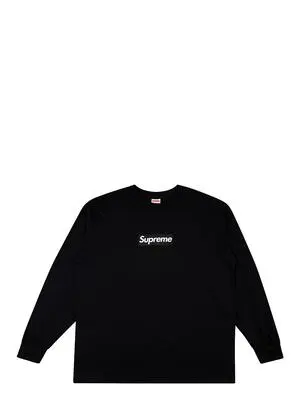 Supreme Box Logo Long-sleeve T-shirt - Black