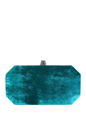 Tyler Ellis Small Perry Clutch Bag - Blue