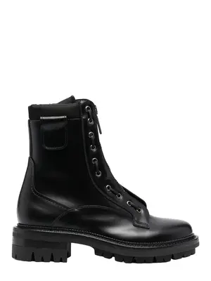 DSQUARED2 DSQUARED2 Leather Zip-Up Boots