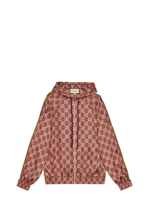 Gucci Gucci GG Supreme Silk Jacket Pink