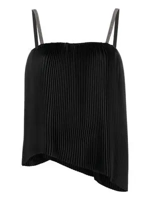 FABIANA FILIPPI Fabiana Filippi Pleated Top With Metallic Trim