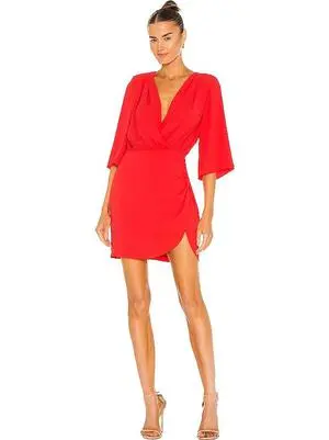 Amanda Uprichard Demetra Dress - Crimson