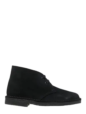 Clarks Suede Desert Boots - Black