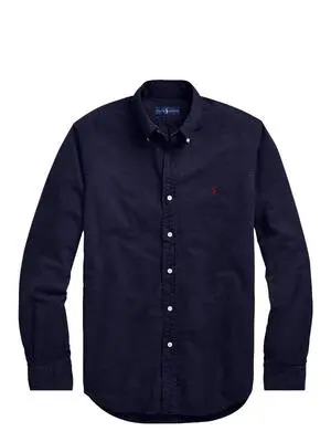 Polo Ralph Lauren Embroidered Logo Button-down Shirt - Blue