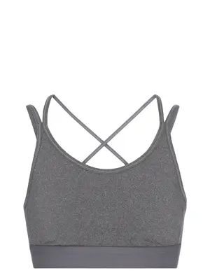 Tory Burch Stretch-jersey Sports Bra - Grey
