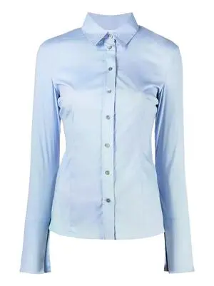 Patrizia Pepe Long-sleeved Shirt - Blue