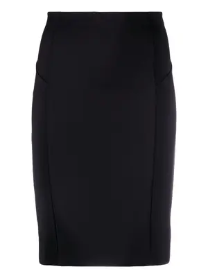 Patrizia Pepe High-waist Pencil Skirt - Black