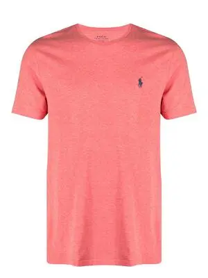 Polo Ralph Lauren Embroidered-logo Cotton T-shirt - Red