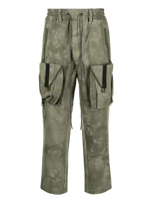 MOSTLY HEARD RARELY SEEN Zipoff Cargo Trousers - Green