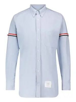 Thom Browne Grosgrain Armband Shirt - Blue