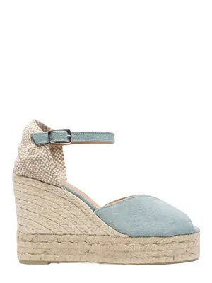 CastaÑer 110mm Bianca Wedge Espadrilles - Blue